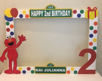 Elmo photo frame | Etsy