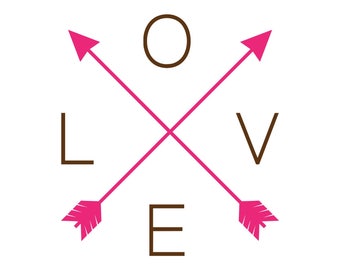 Love monogram | Etsy