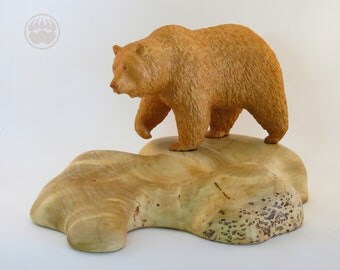 Bear carving | Etsy