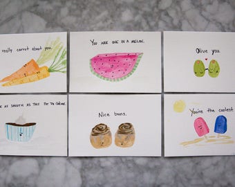 Lunch Note Printable for Kids Fun Food Pun Cards for Lunch