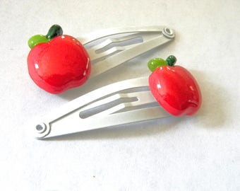 Fruit hair clips | Etsy