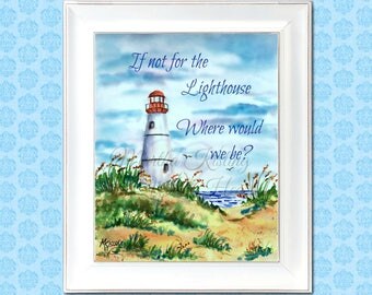 Lighthouse quote | Etsy