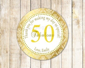 50th anniversary tag | Etsy