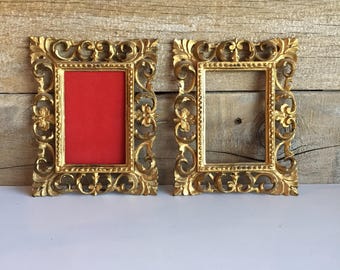 Vintage gold frames | Etsy