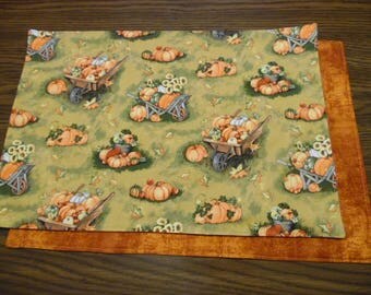 Pumpkin placemat | Etsy