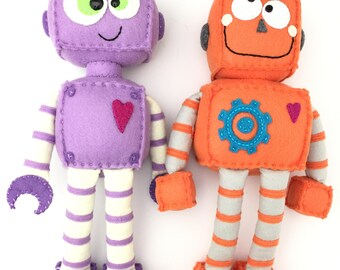 Robot plush | Etsy