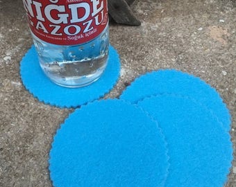 Blue coaster set | Etsy