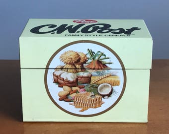 Recipe card box | Etsy