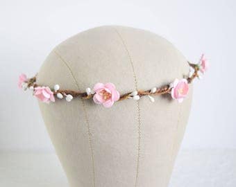 Cherry blossom crown | Etsy