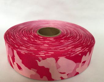 Pink camo ribbon | Etsy