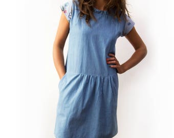 Short loose dress | Etsy