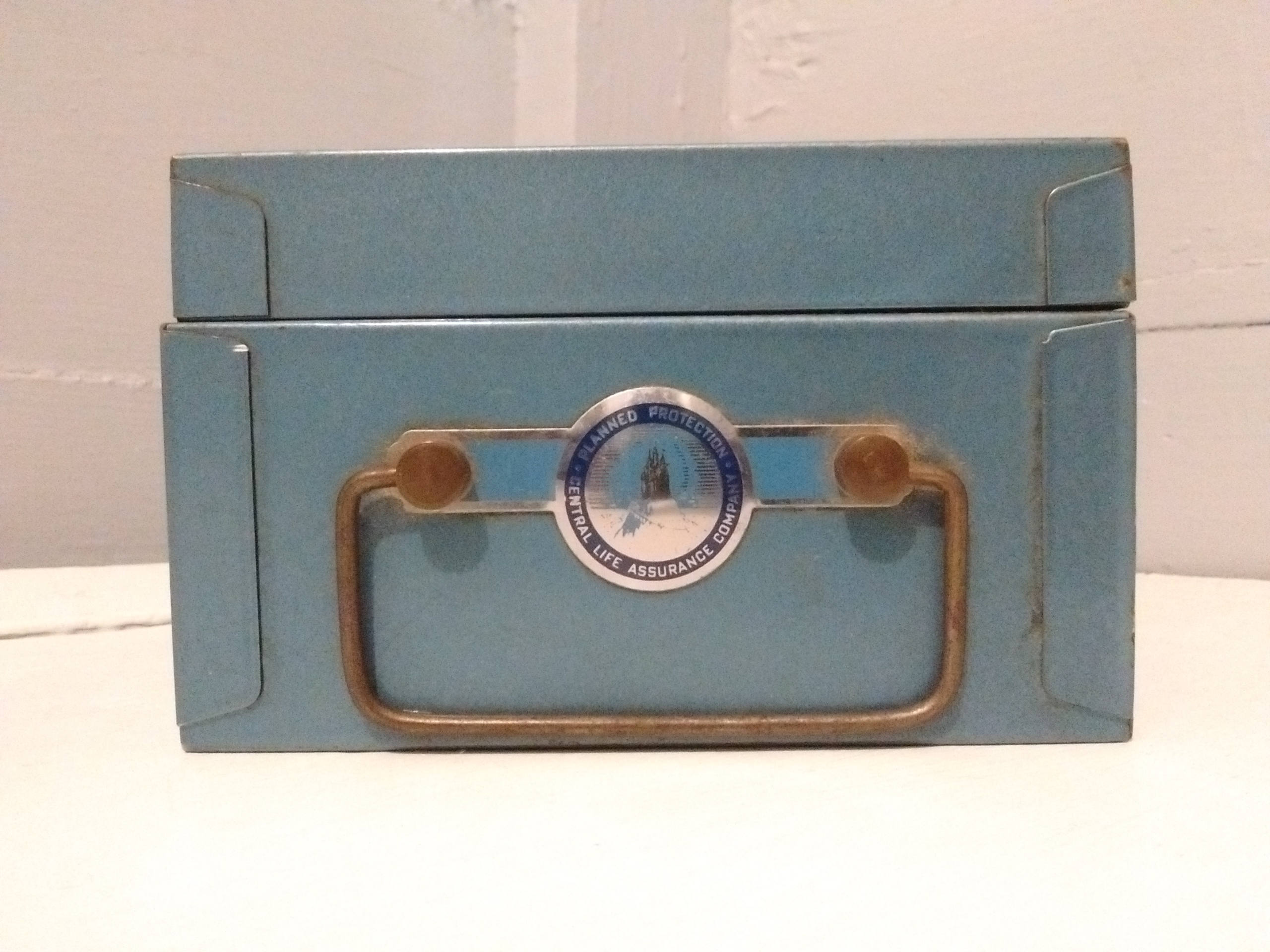 Antique, 1920s, Combination, Lock Box with Combination, Cash Box, Metal ...