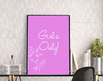 Posters for girls | Etsy