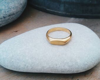 Pinky signet ring | Etsy