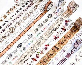 Retro washi tape | Etsy