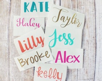 Personalized Name Vinyl Decal DIY Vinyl Stickers Tumbler Cup