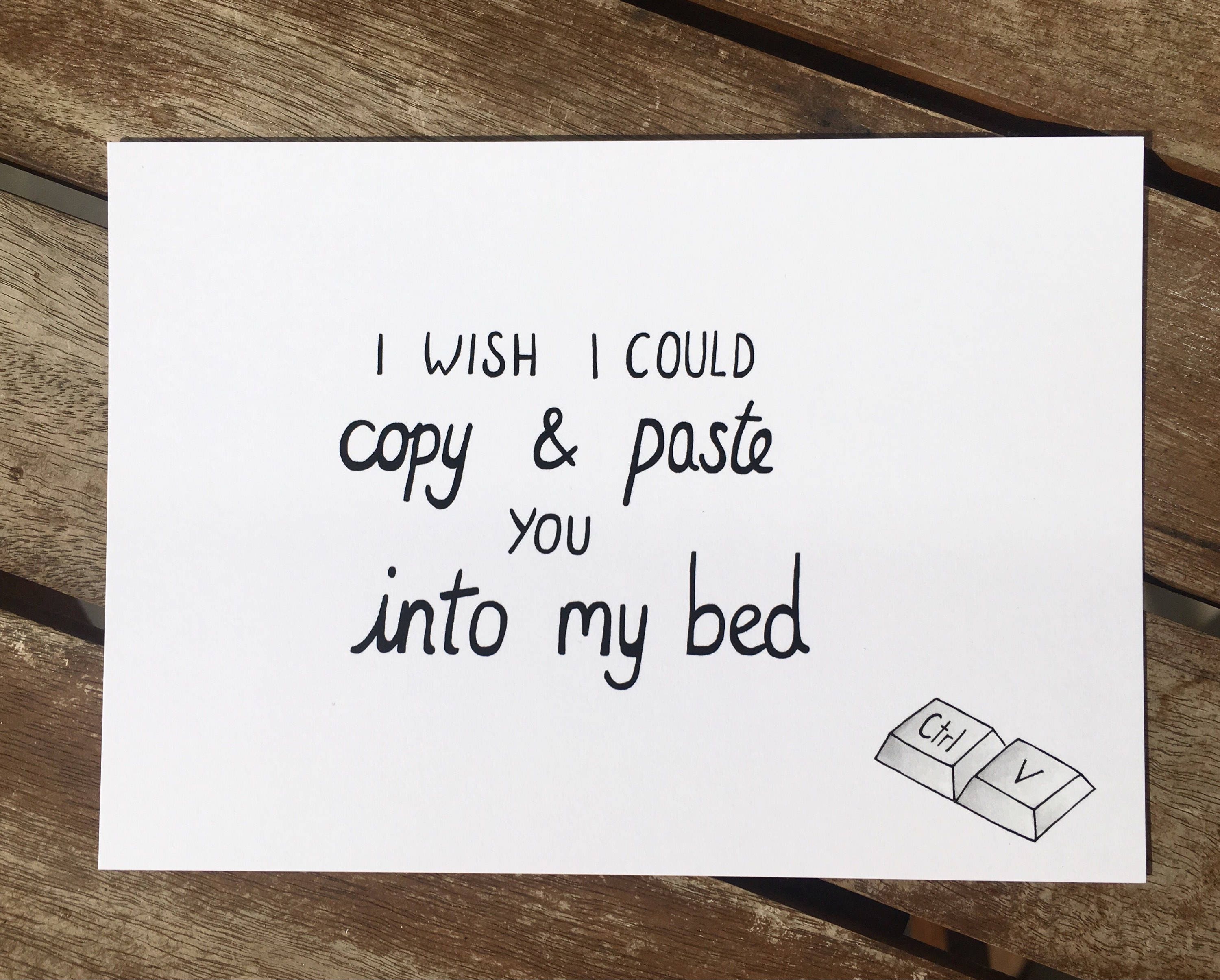 Long Distance Relationship Card I Miss You Sexy T For