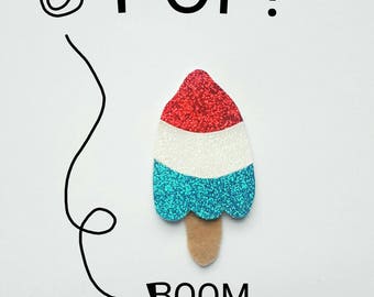 PDF Crochet Pattern Rocket Pop Brooch/Hair Clip