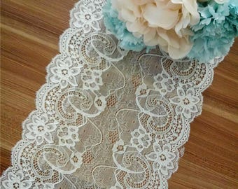 Ivory lace runner lace runner wedding runners lace table