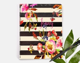 Personalized Notebook Custom Journal Spiral Notebooks Small
