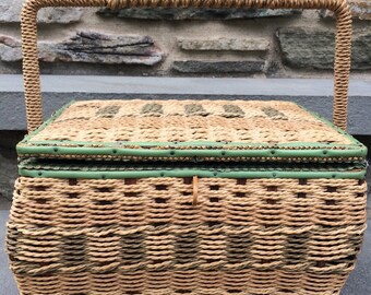 Old sewing basket | Etsy