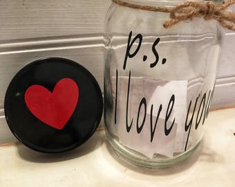 I love you jar | Etsy