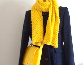 Yellow scarf | Etsy