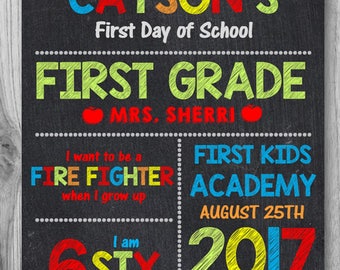 First day of school | Etsy