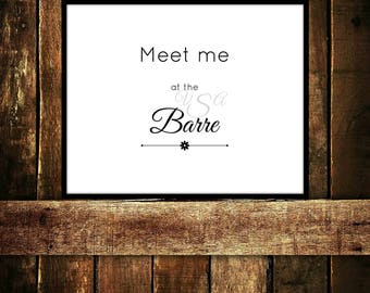 Meet me at the barre | Etsy