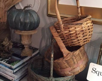 Antique baskets | Etsy