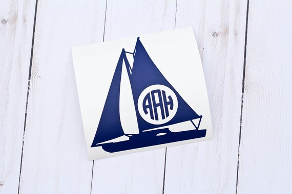 Nautical Vinyl Decal Nautical Decals Nautical Monogram