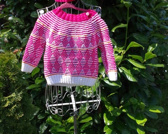 Knitting Pattern Beautiful Norwegian Sweater Instant