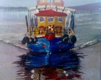 Wooden Ferry Boat/child's gift