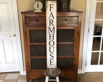 Vertical sign | Etsy