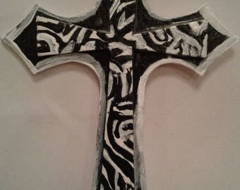 Zebra Love Cross Templates