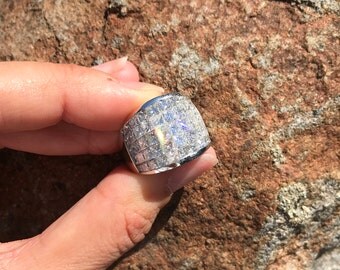 Invisible set ring | Etsy