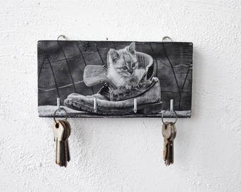 Cat key holder | Etsy