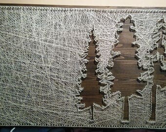 Wood string art | Etsy