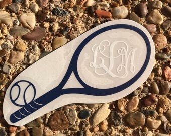 Tennis decal | Etsy