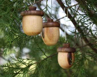 Acorn ornaments | Etsy