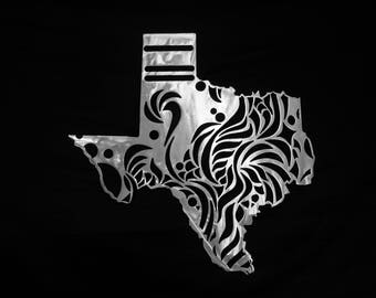 Texas metal art | Etsy