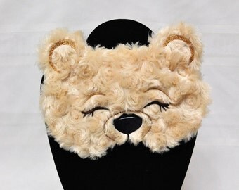 Bear sleep mask | Etsy
