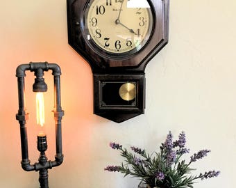 Gas pipe lamp | Etsy