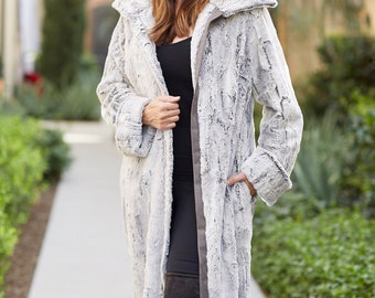 Faux fur robe | Etsy