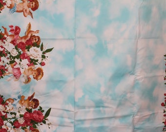 Angel print fabric | Etsy