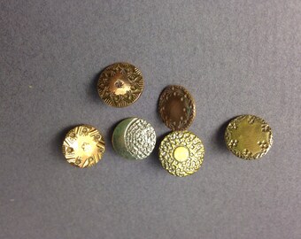 Brass button | Etsy