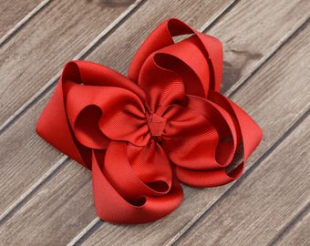 Red bow | Etsy