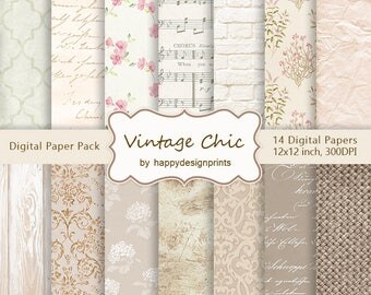 Beige digital paper | Etsy