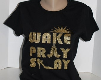 Wake pray slay | Etsy