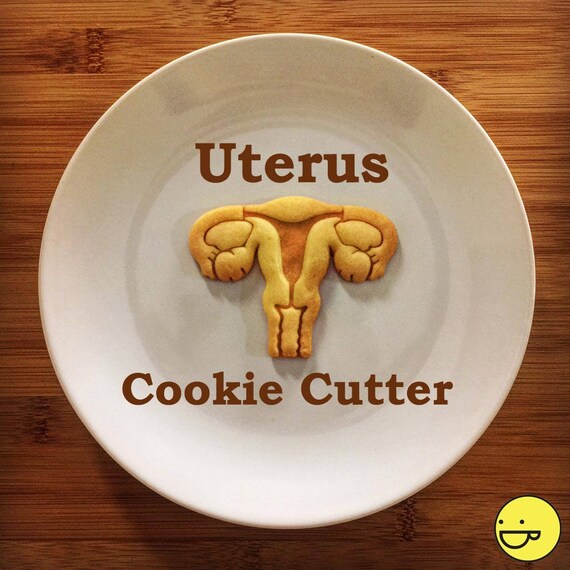 Uterus cookie cutter Womb anatomy physiology medicine penis